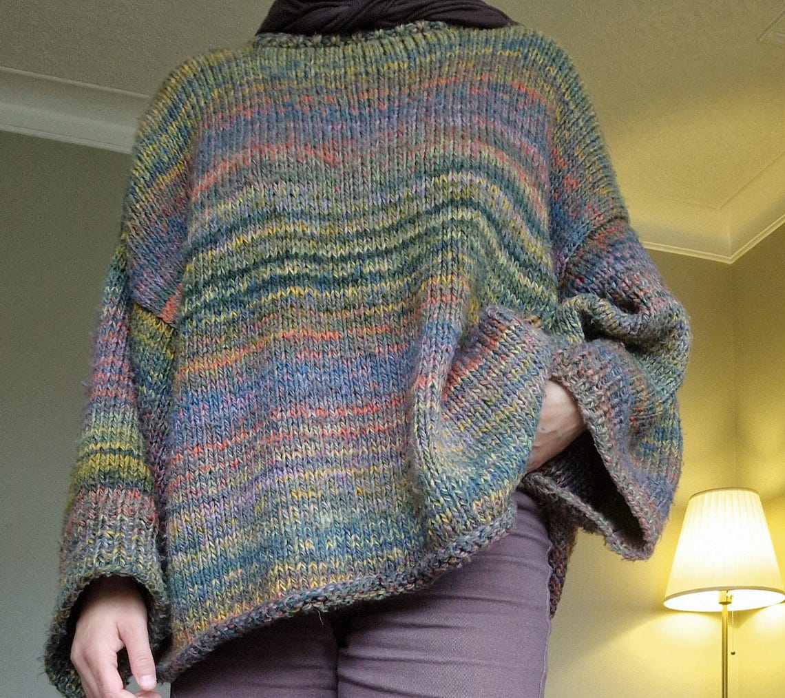 Beginner Friendly - Boho Sweater Knitting Pattern - Etsy UK