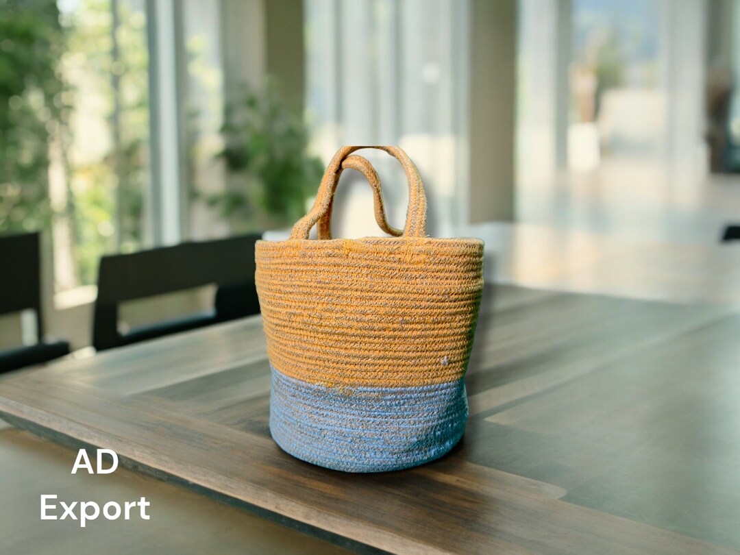 Buy Custom Size Basket, Colorful Rope Basket, Storage Basket ...