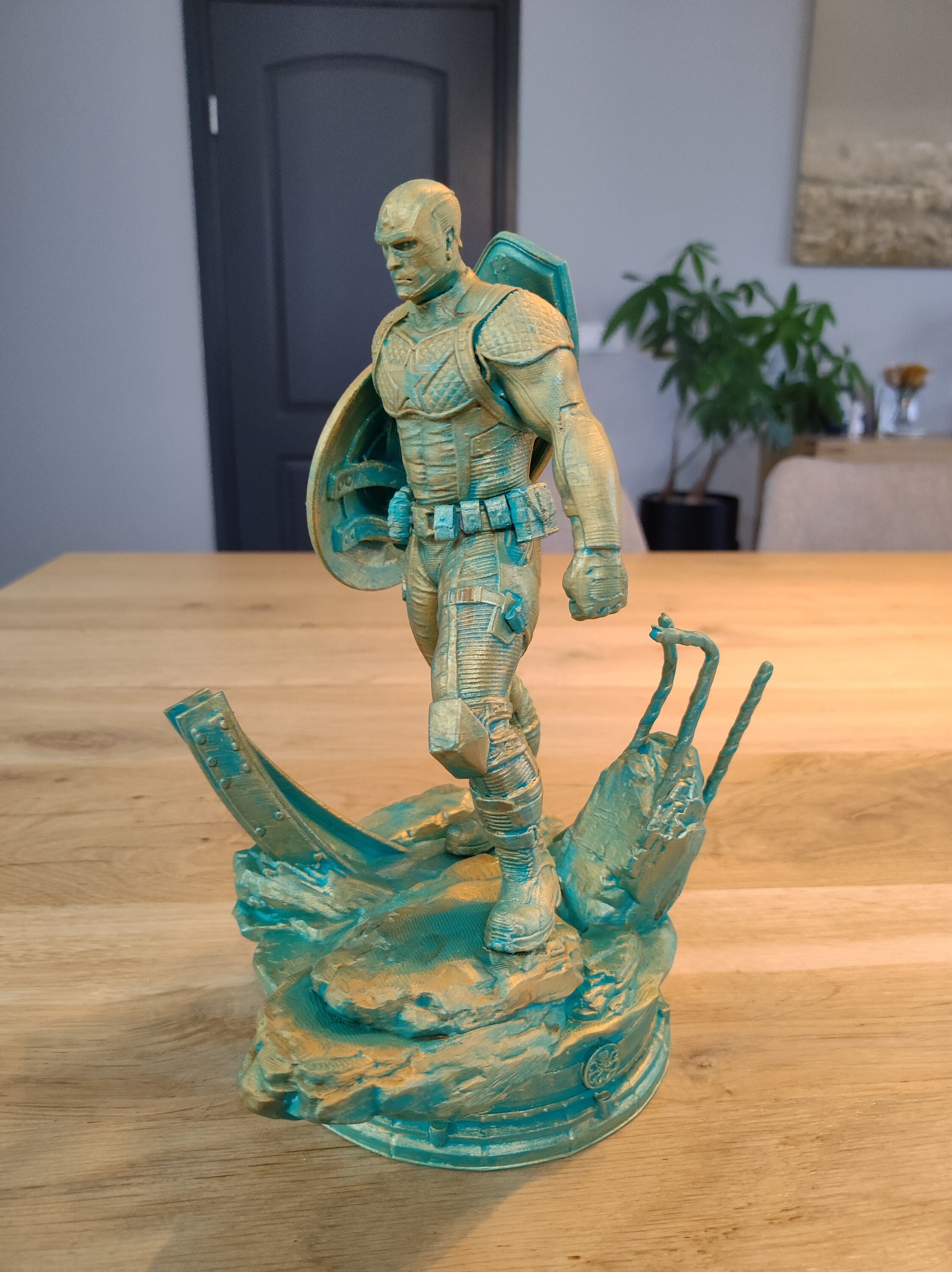 Captain America Fan Art. 3D Printed Statue. Marvel Avengers. Endgame ...