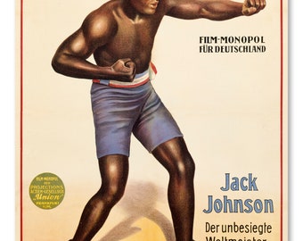 Vintage Jack Johnson Poster - Etsy