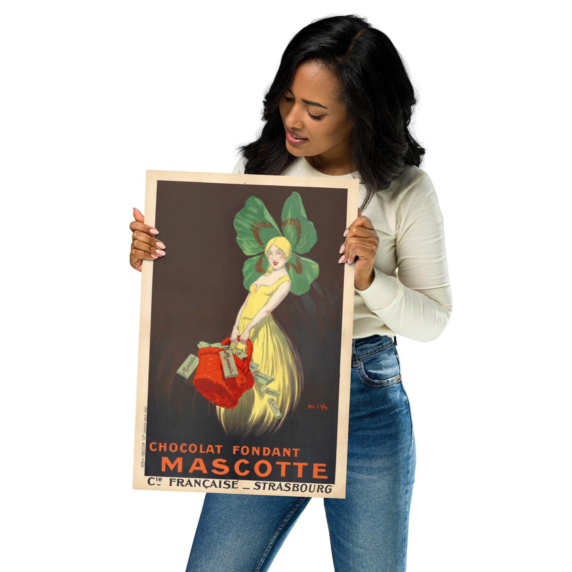 Chocolat Fondant Mascotte Poster Print French Confectionery Art Vintage ...