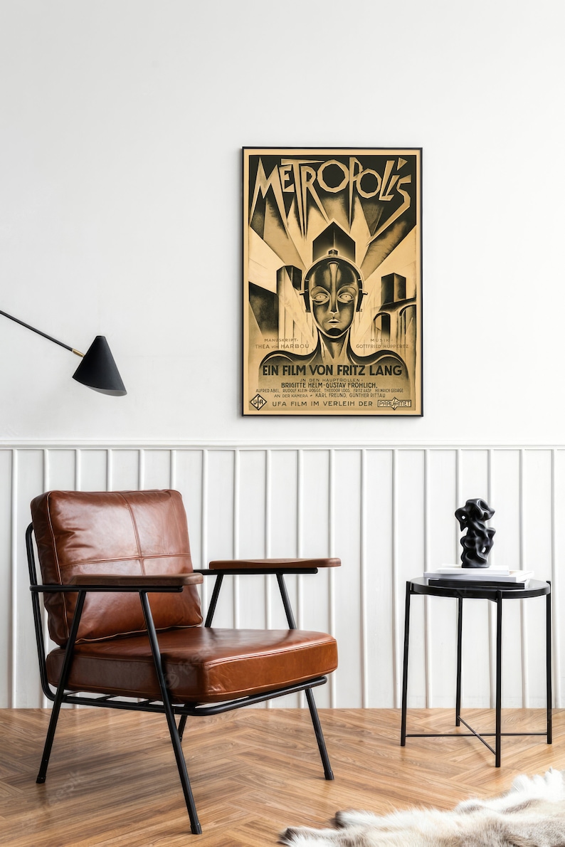Metropolis Movie Poster Reprint - Classic Sci-fi - Fritz Lang - Etsy UK