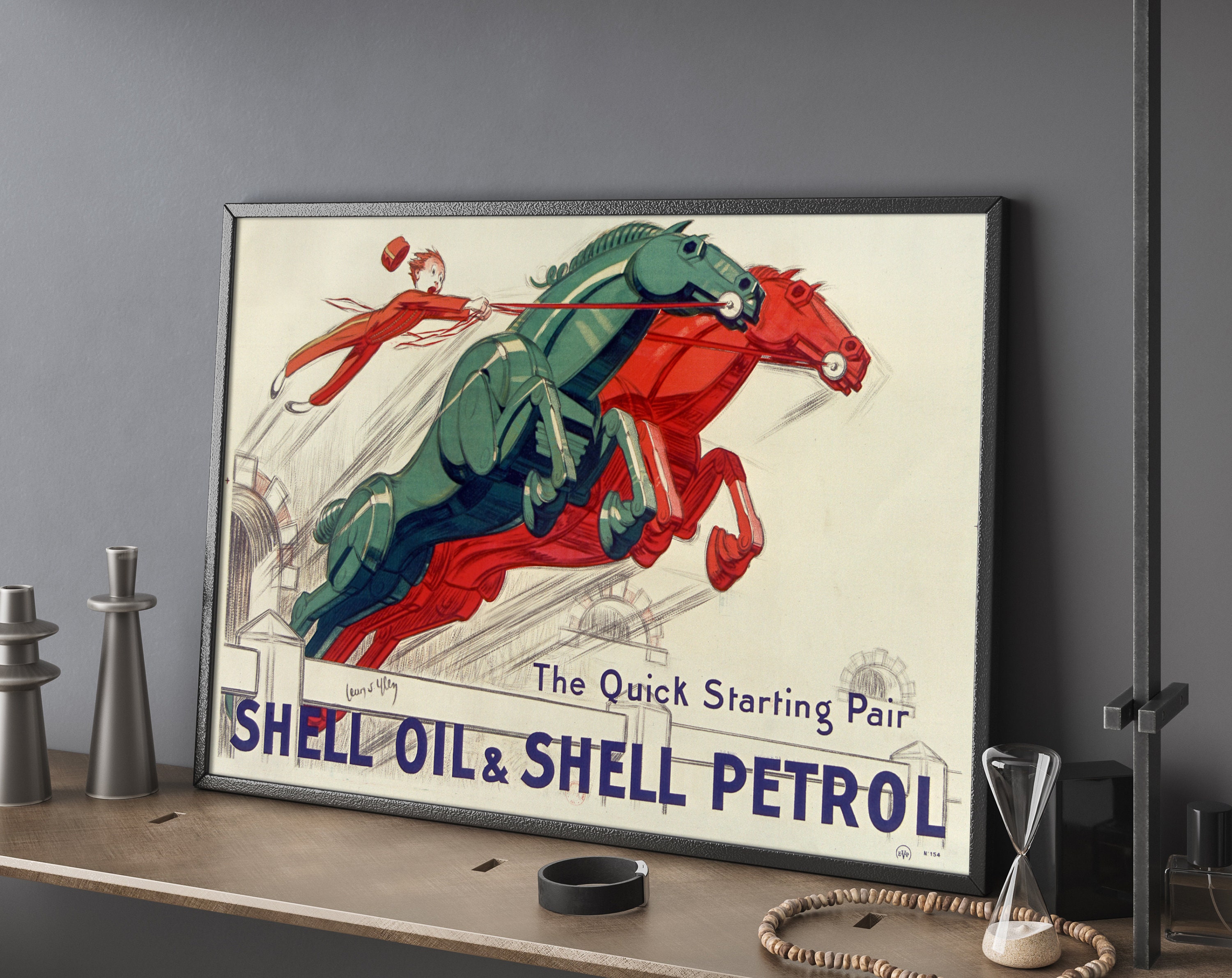Vintage Shell Oil and Shell Petro Poster Reprint - Etsy