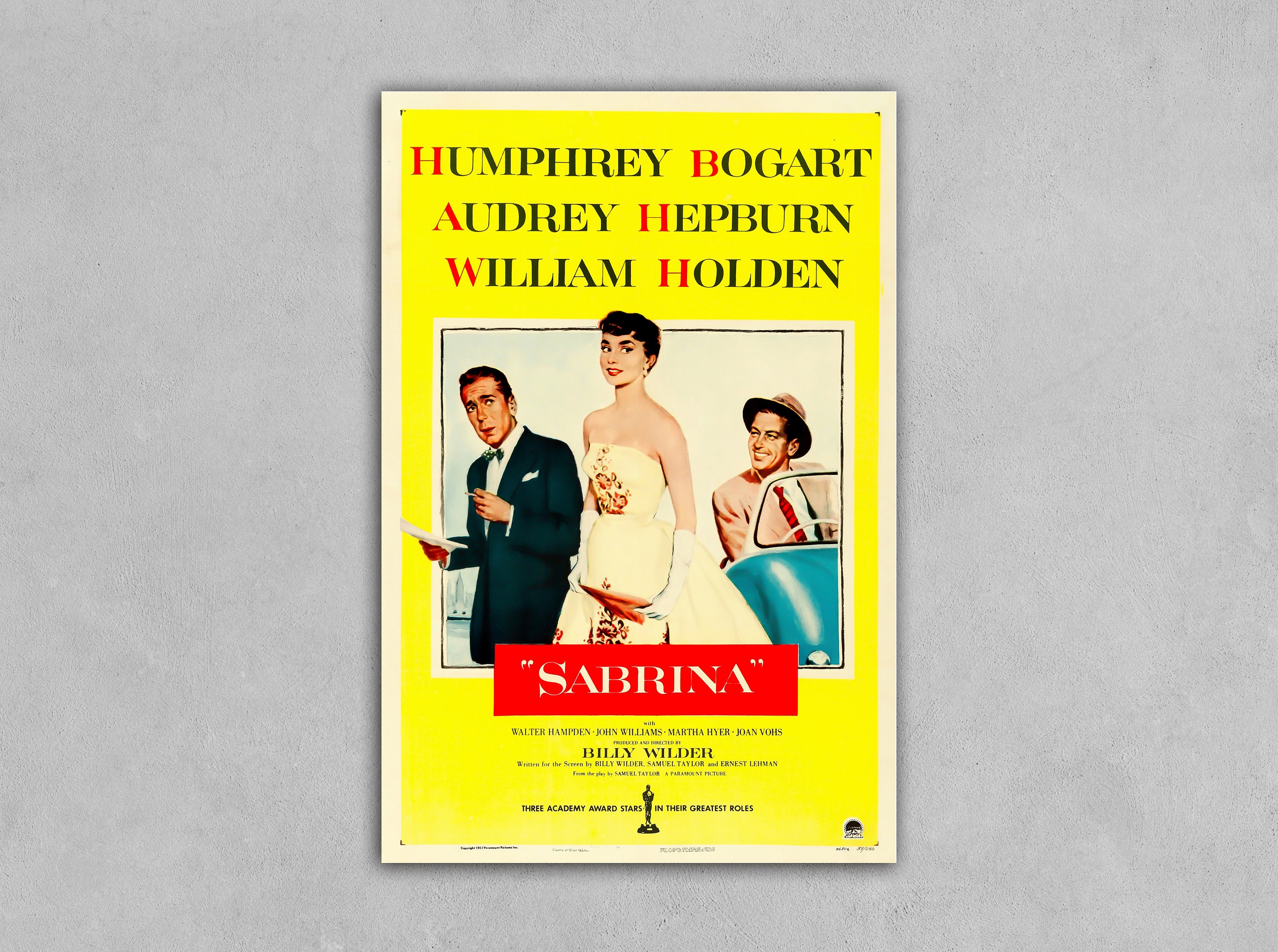 Sabrina Audrey Hepburn Poster