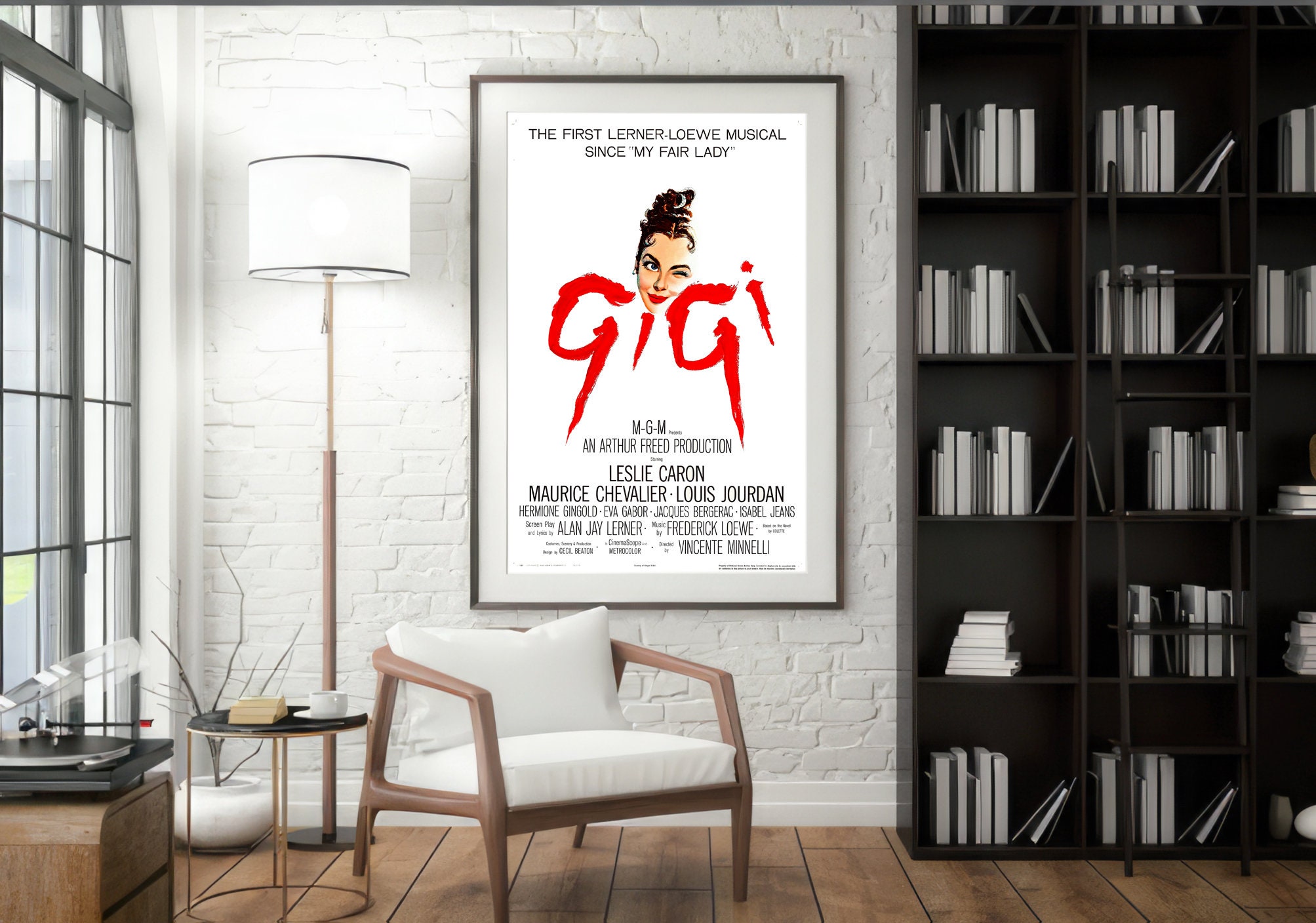 Gigi 1958 With Leslie Caron Poster Reprint - Etsy