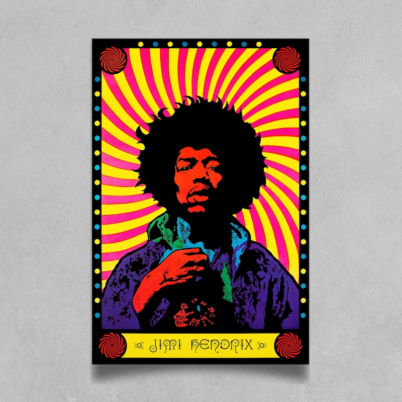 Black Light Posters Rock - Etsy