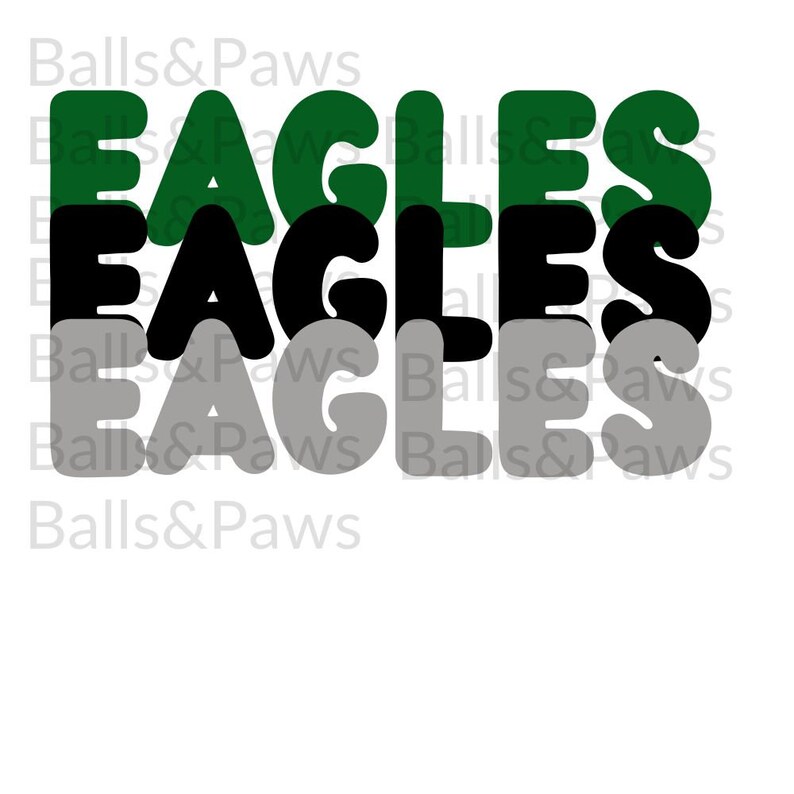 Eagles Logo SVG and JPEG Files - Etsy