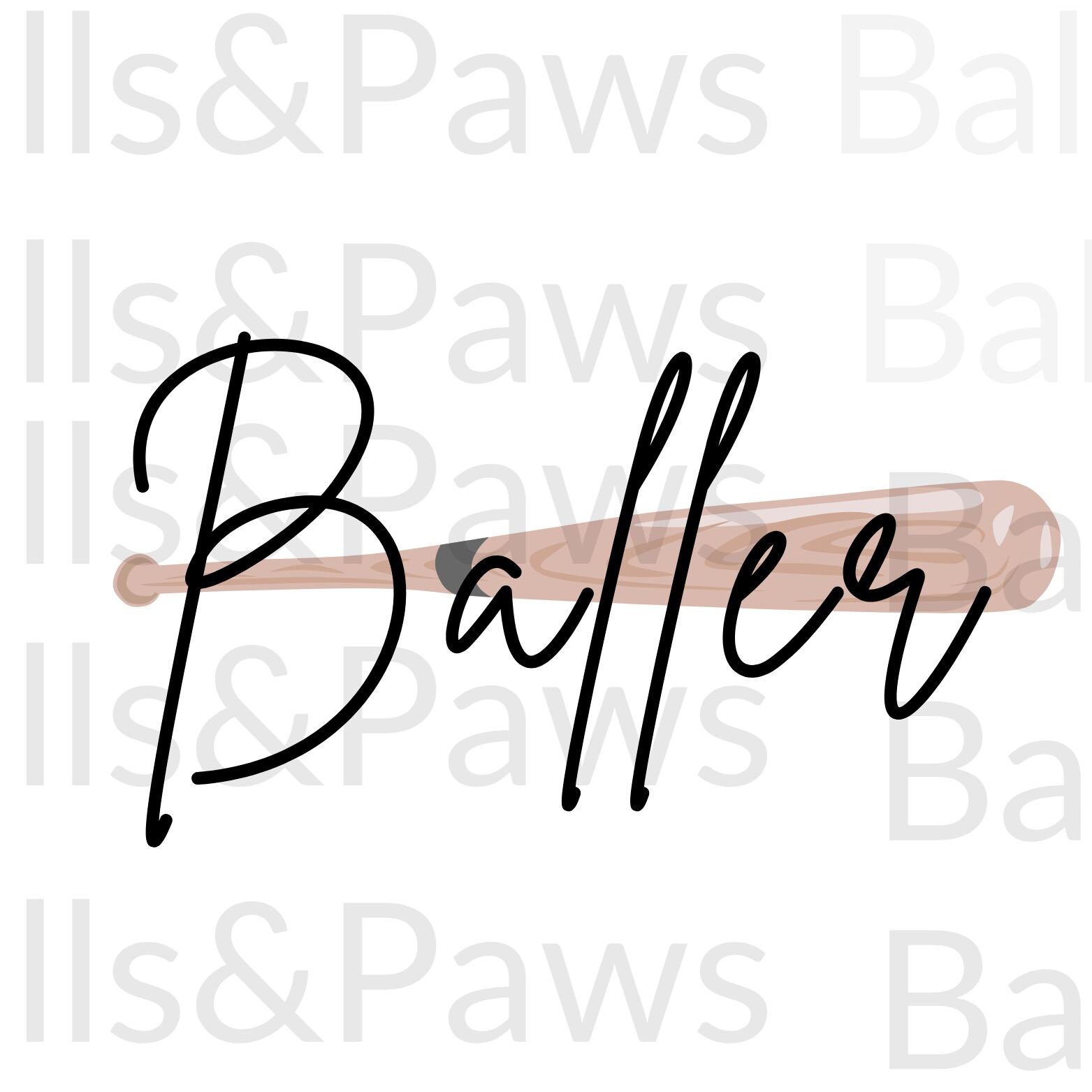 Baseballer Logo JPG and SVG Files Only - Etsy