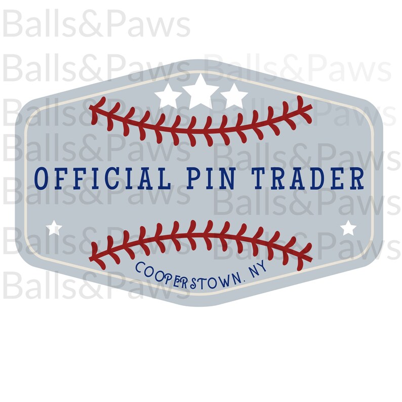 Official Cooperstown Pin Trader-digital Files - Etsy