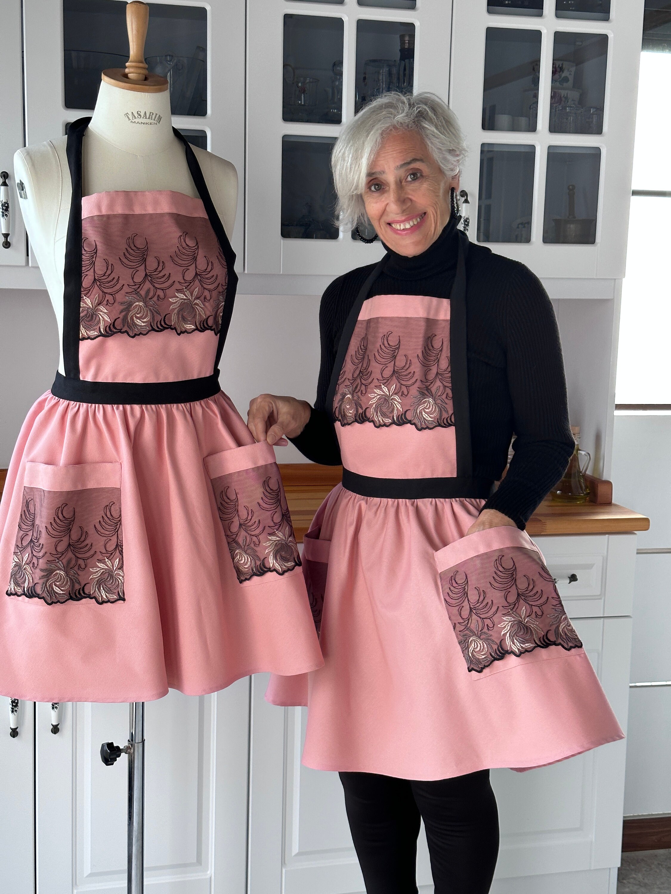 Kitchen Apron Crossback Apron Kitchen Apron Gift for Twins Custom Apron ...