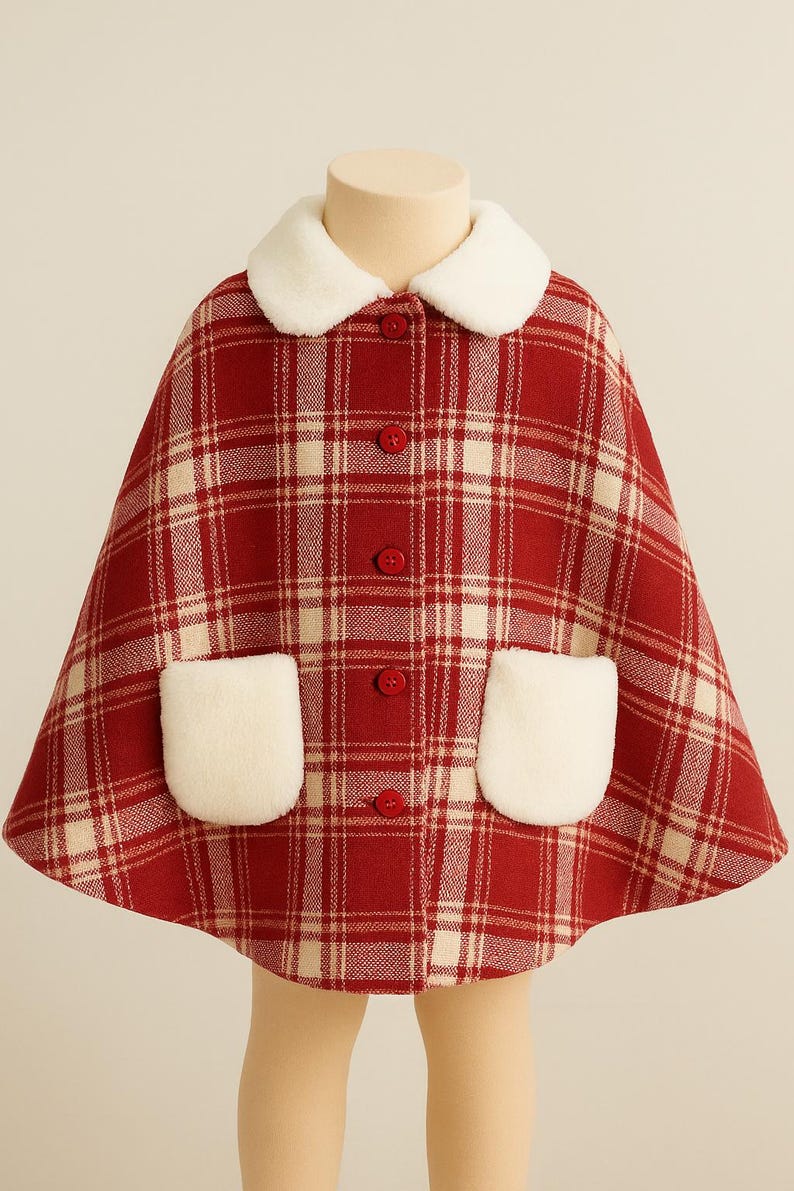 Girls Fur Collar Cape Sewing Pattern – Easy PDF Download - Etsy