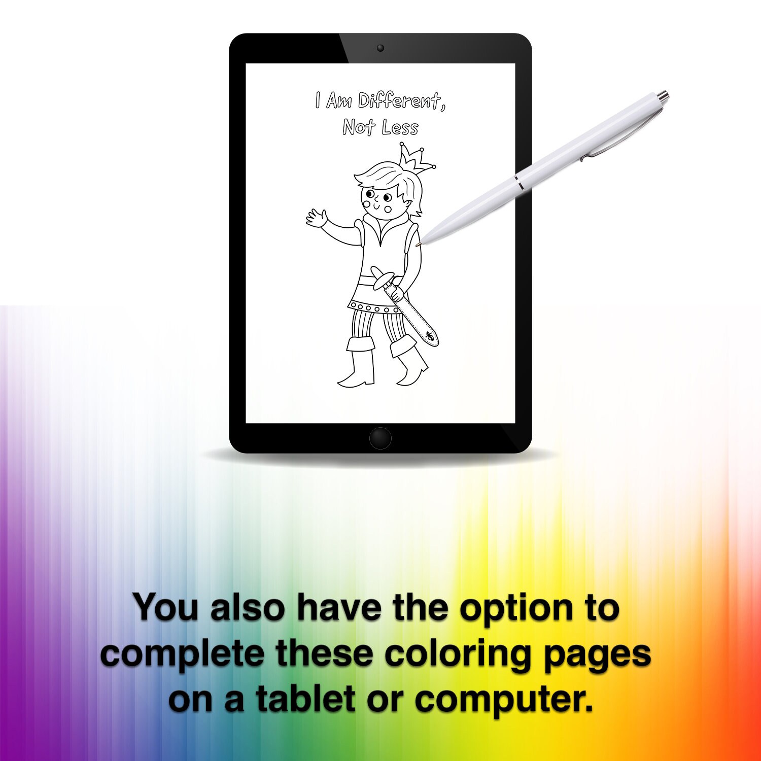 30 Affirmation Coloring Pages for Neurodivergent Kids and Adults Autism ...