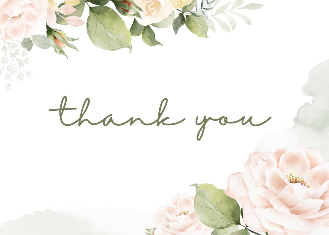 Thank You Soft Wedding Vibes - Etsy