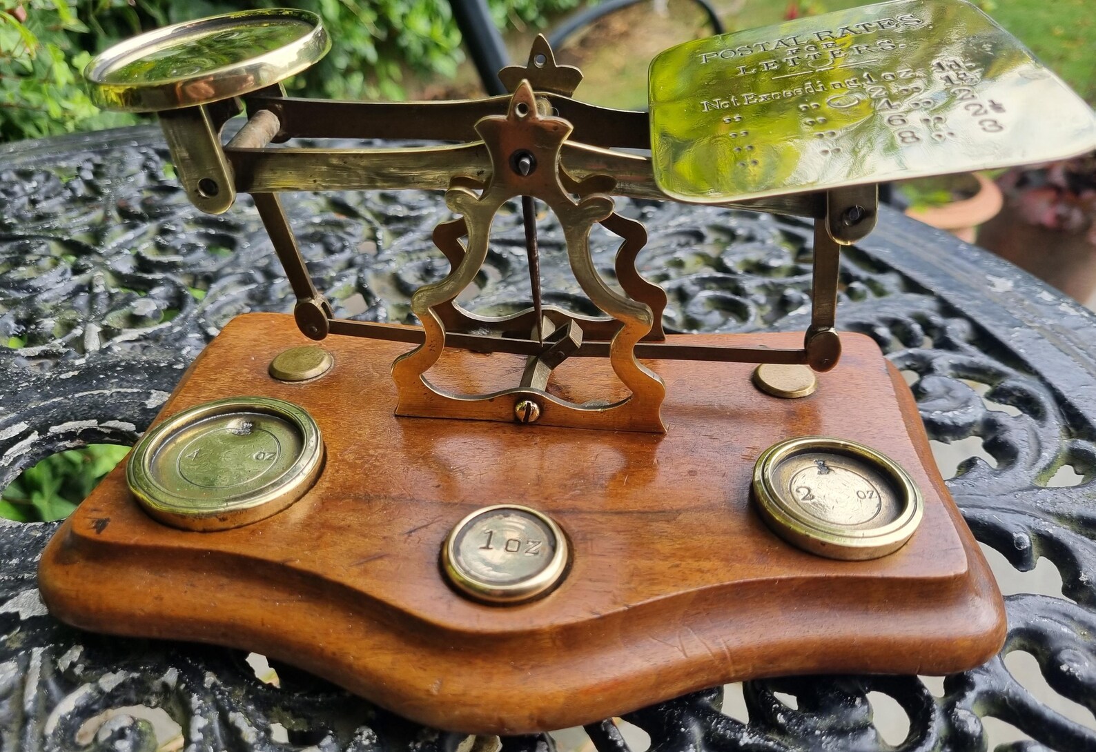 Victorian Serpentine Front Walnut Postal Scales With Brass Weights - Etsy