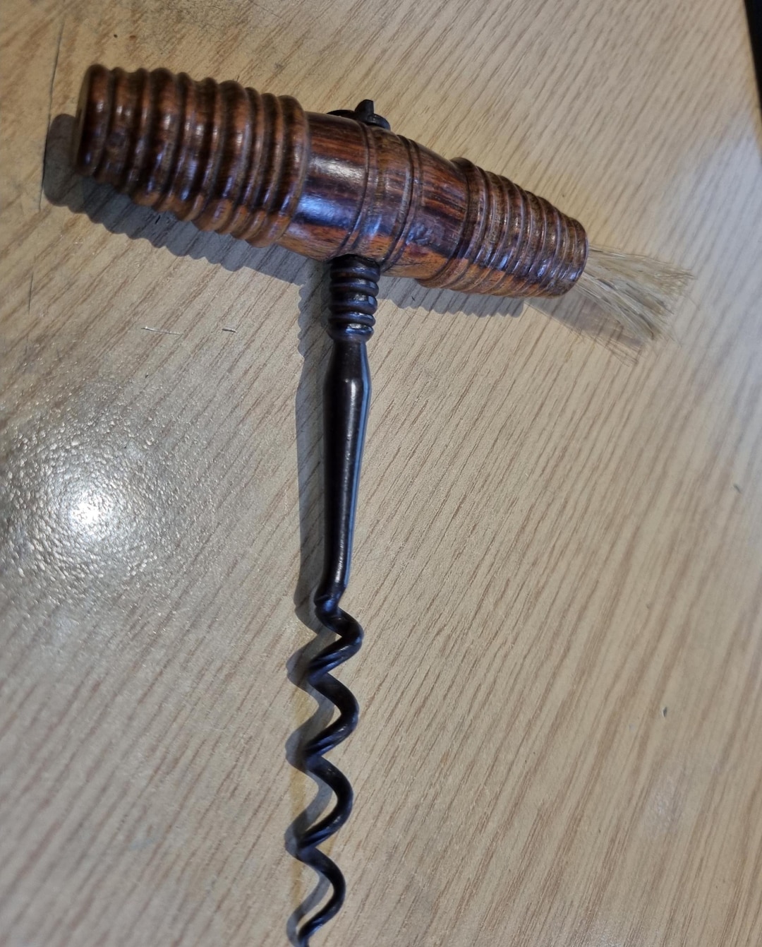 Antique Fruit Wood Handle Corkscrew C 1860 - Etsy