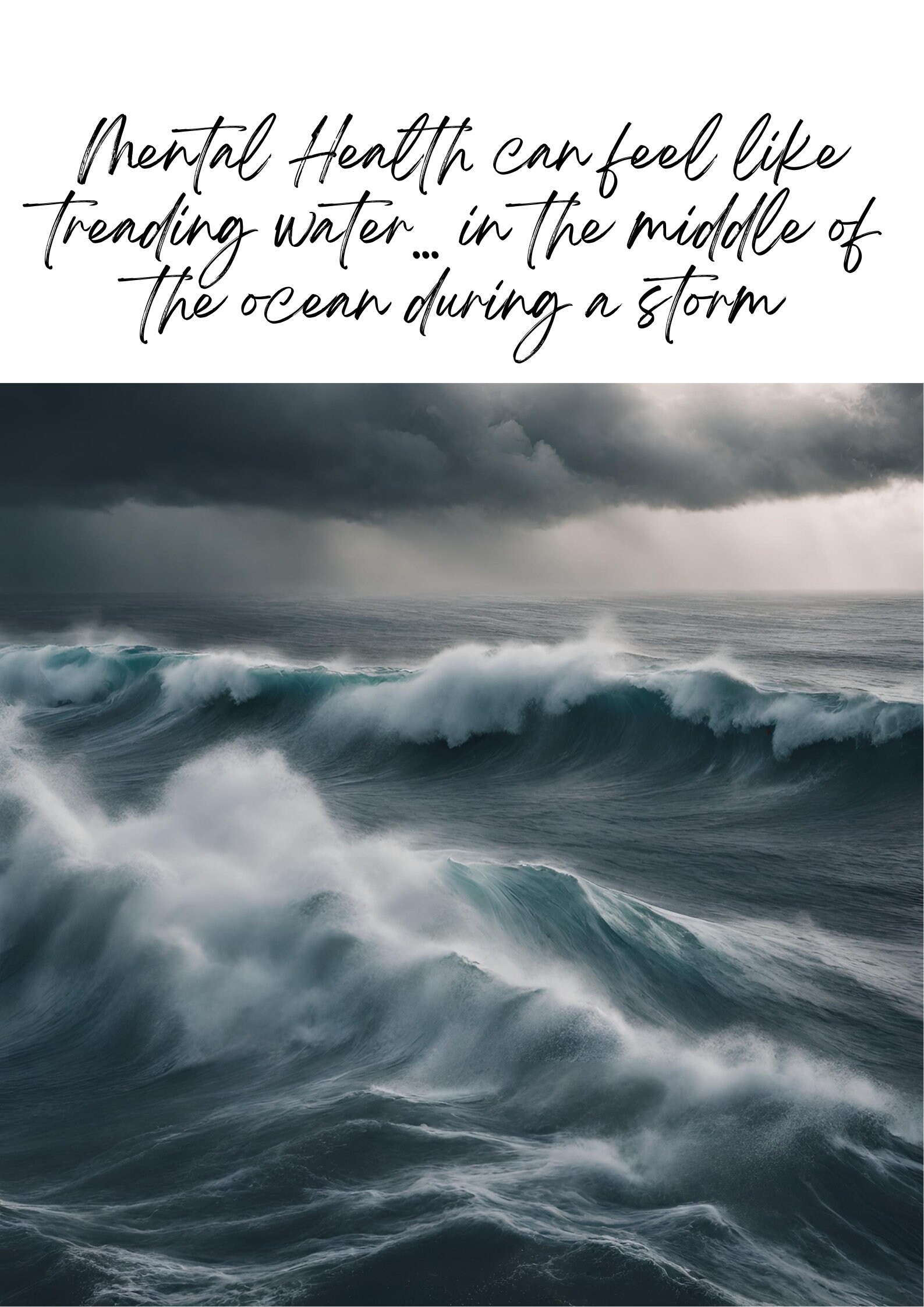 Ocean Mental Health Metaphor Posters - Etsy
