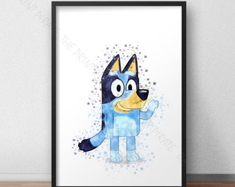Bluey Posters - Etsy UK