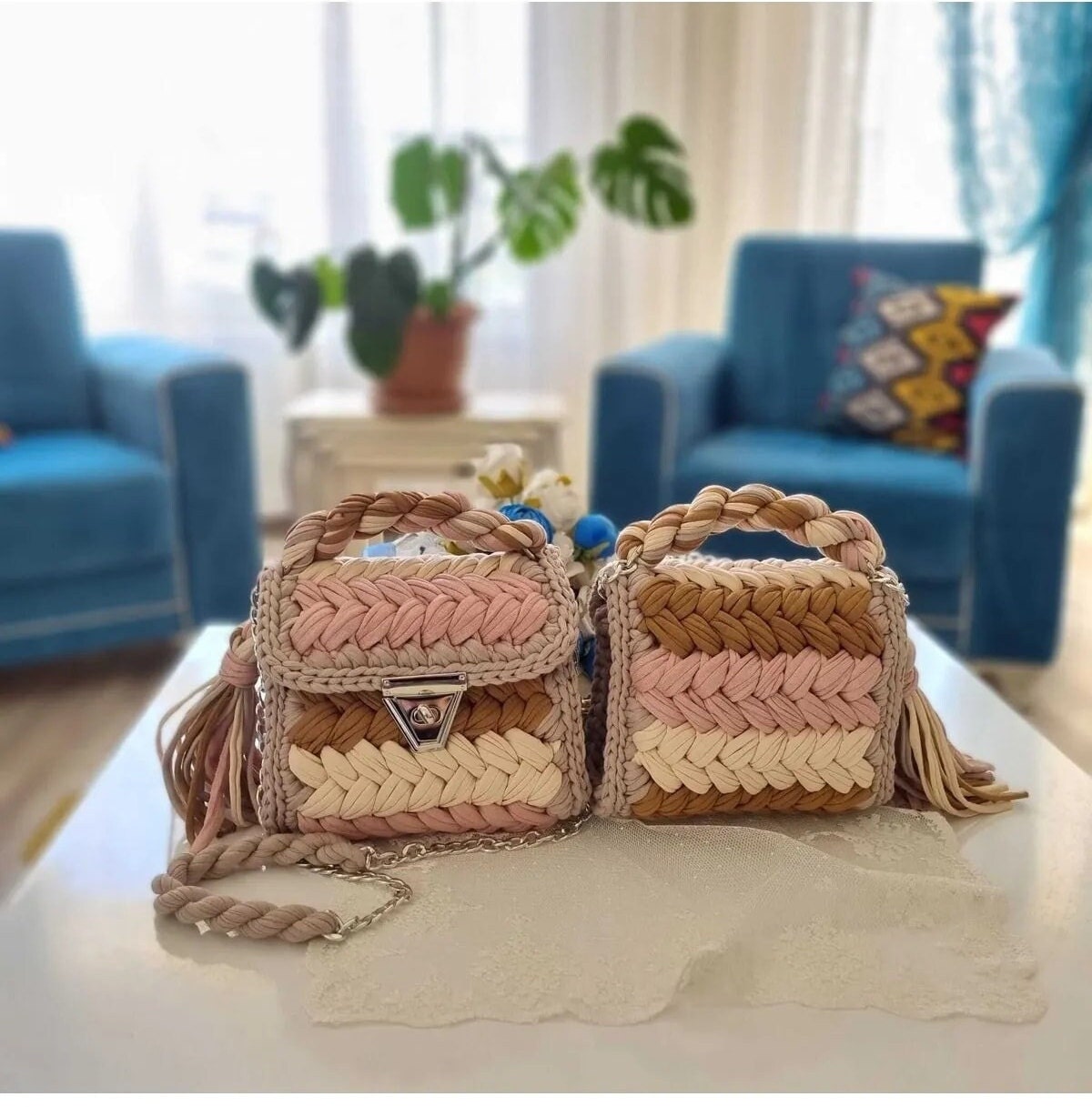 Multi Colour Handmade Bag - Etsy