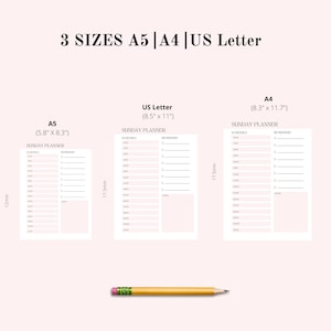 PRINTABLE Weekly Planner & Schedule, Pink to Do List, Work Productivity ...