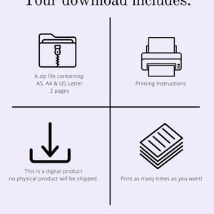 PRINTABLE Purple Life Goal Worksheet SMART Goal Tracker A4 / - Etsy