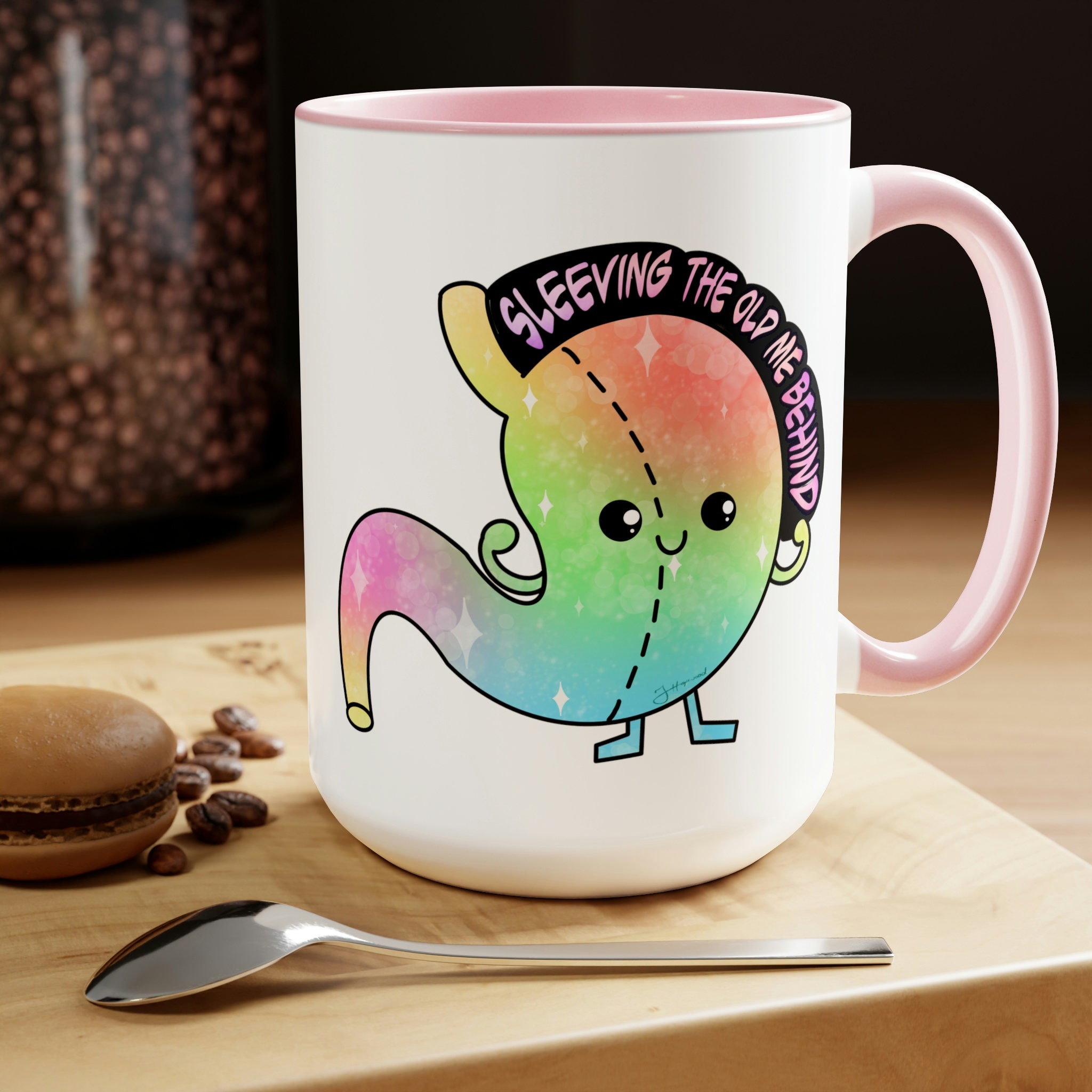 Gastric Sleeve Coffee Mug 15oz, Bariatric Surgery Coffee Mug, Weight ...