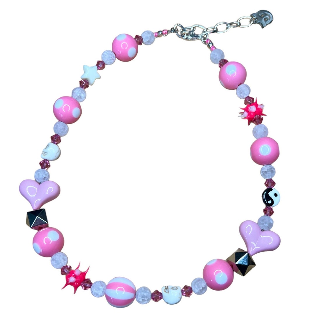 Deedee Pickles Pink Valentine Collection Chunky Fun and Edgy Beaded ...