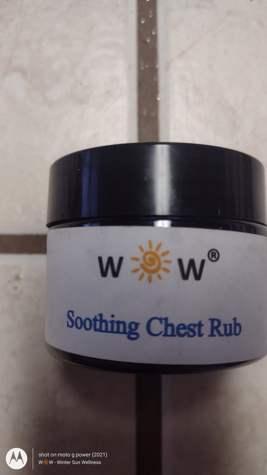 Soothing Chest Rub -2oz. Blue Glass Jar - Etsy