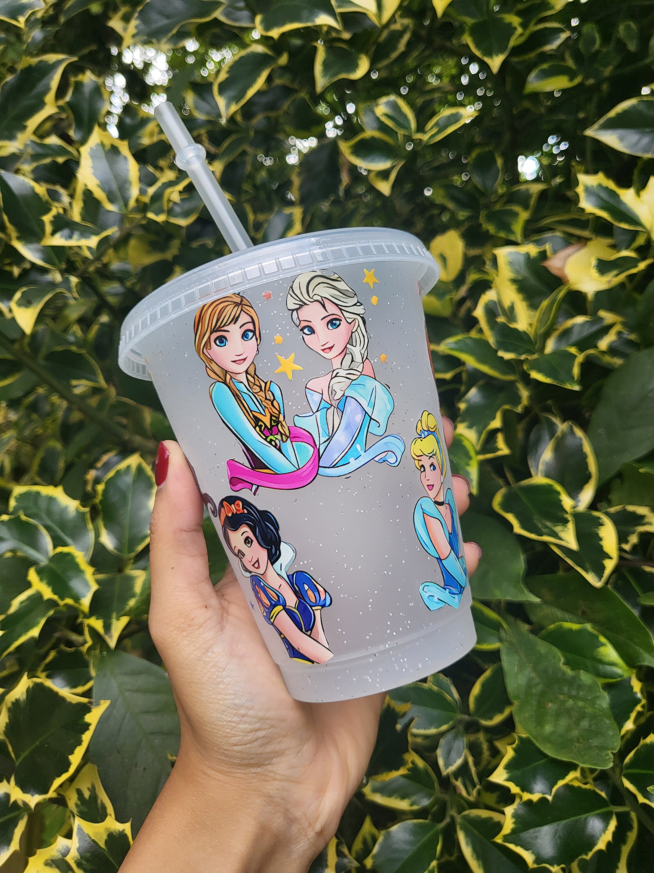 Disney Princess Tumbler Cup/ Princess Tumbler Cold Cup/coffee Gift ...