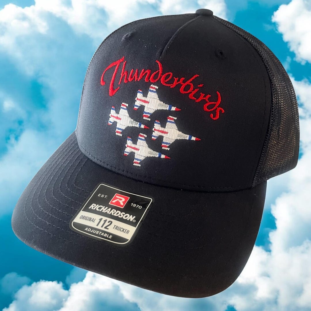 Thunderbirds F-16 Hat Richardson Cap Patriotic Air Force Hat Jet ...