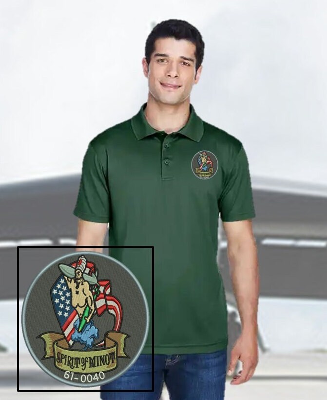 Embroidered B-52 Nose Art Polo: Aviation Collection - Etsy