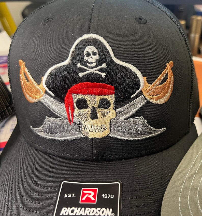 Richardson skull Design Caps, Pirate, 3D Skull, and Skull With Hat ...