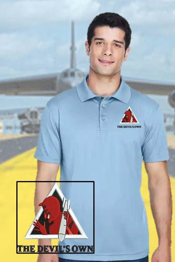 Embroidered B-52 Nose Art Polo: Aviation Collection - Etsy