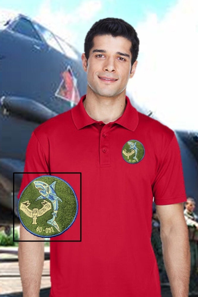 Embroidered B-52 Nose Art Polo: Aviation Collection - Etsy