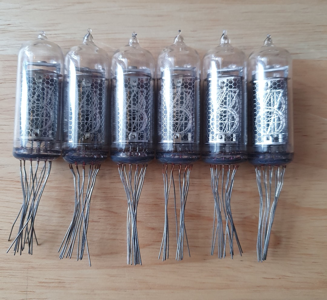 Buy Lot of 6 In-14 Nixie Tubes. NOS. for Nixie Clock. Tested Online in ...