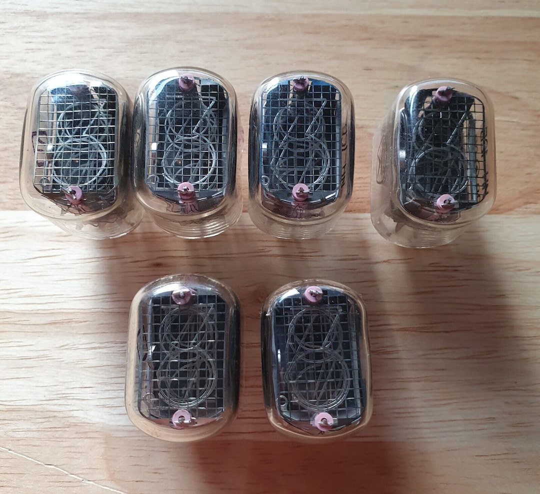 Lot of 6 In-12 Nixie Tubes. NOS. for Nixie Clock. Tested. - Etsy