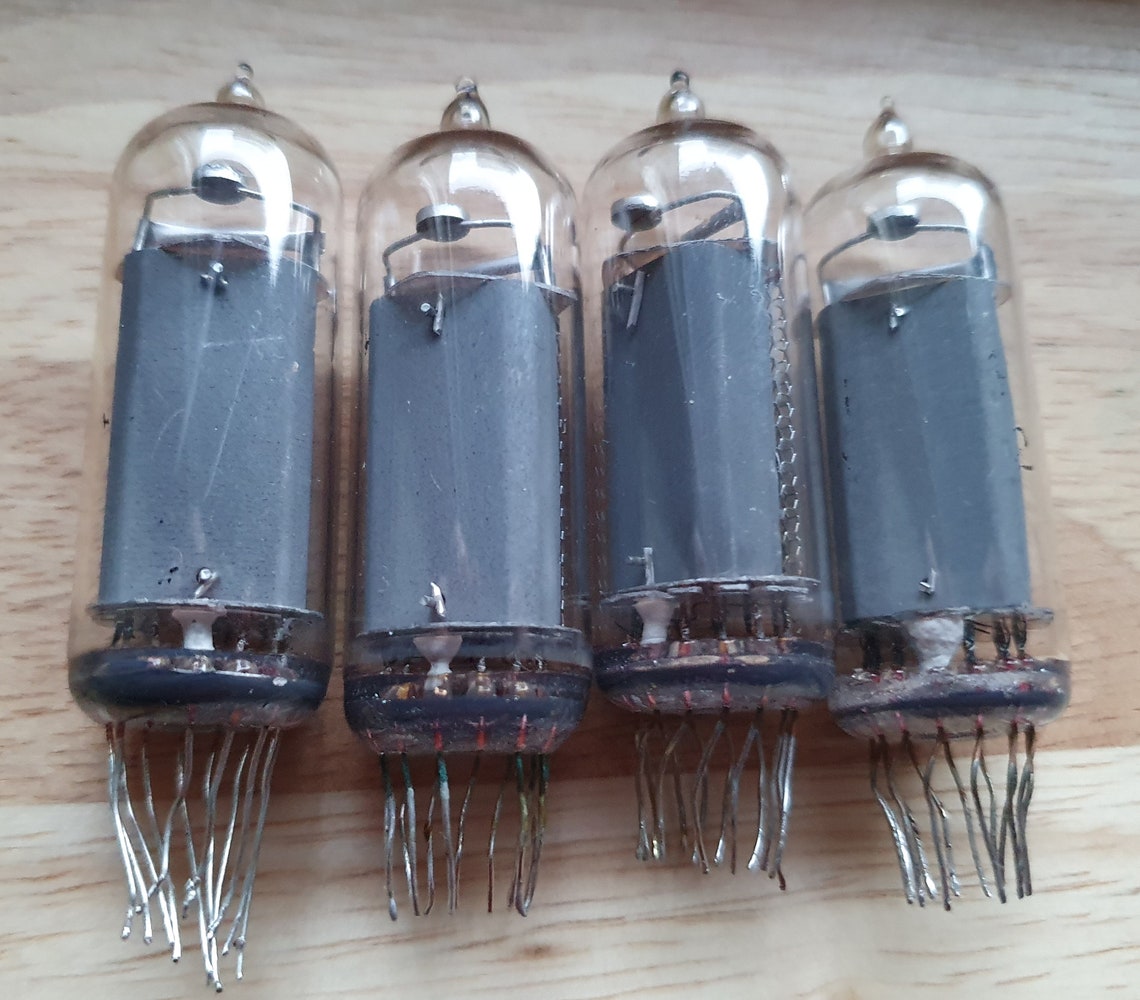 Lot of 4 In-14 Nixie Tubes. for Nixie Clock. Tested - Etsy