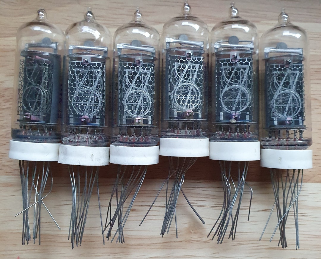 Buy Lot of 6 In-14 Nixie Tubes. NOS. for Nixie Clock. Tested Online in ...