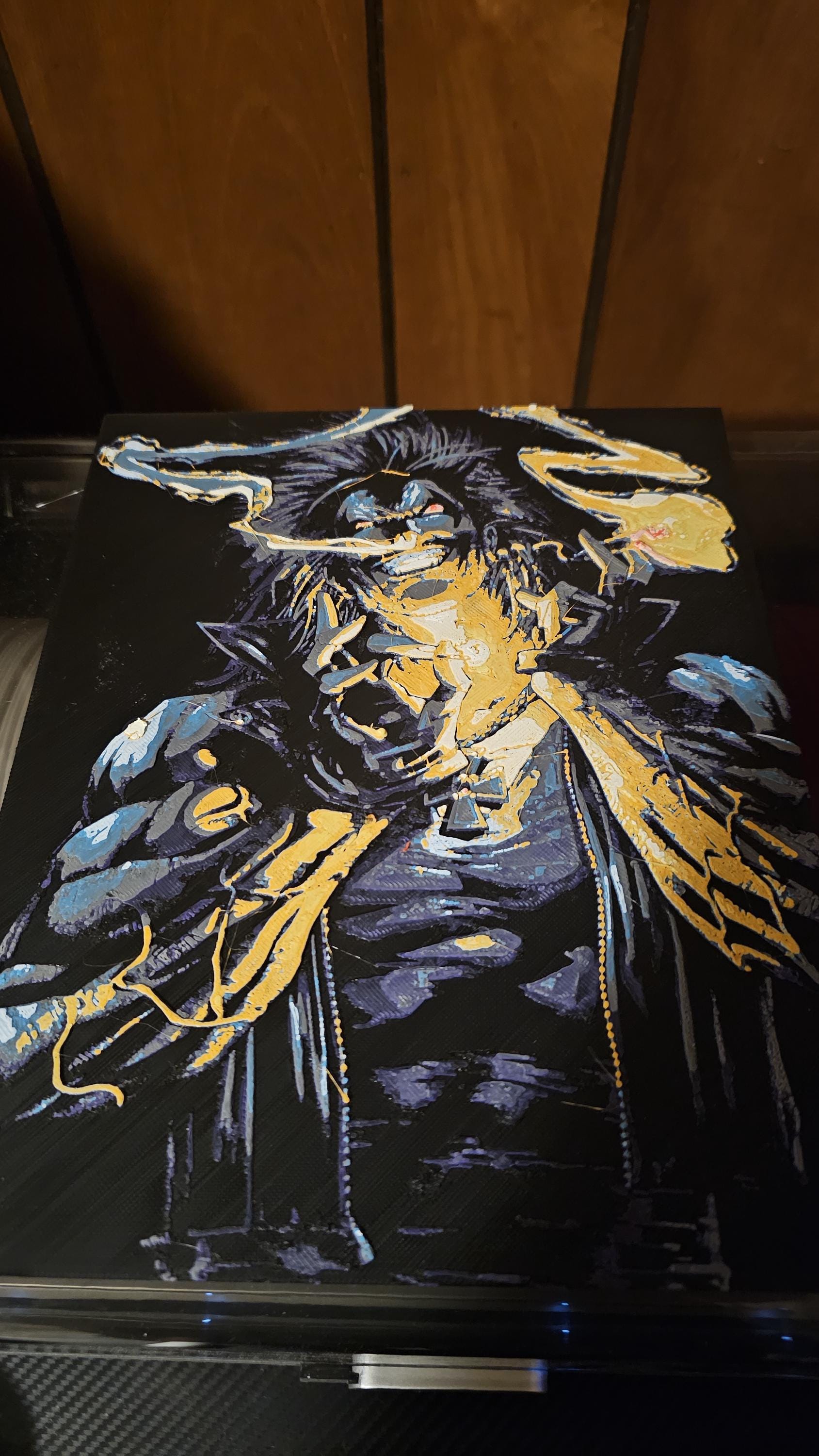 Hueforge STL - Lobo the main man! 3D Print File