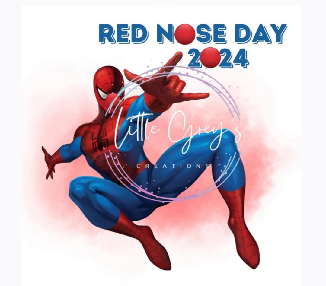 Red Nose Spider-man Digital Design - Etsy