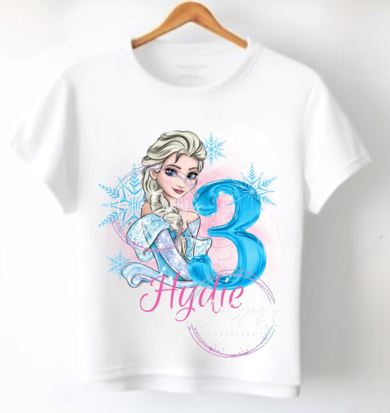 Personalised Frozen Birthday Design - Etsy
