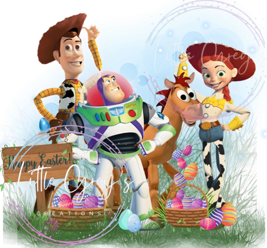 Easter Toy Story Digital Design - Etsy