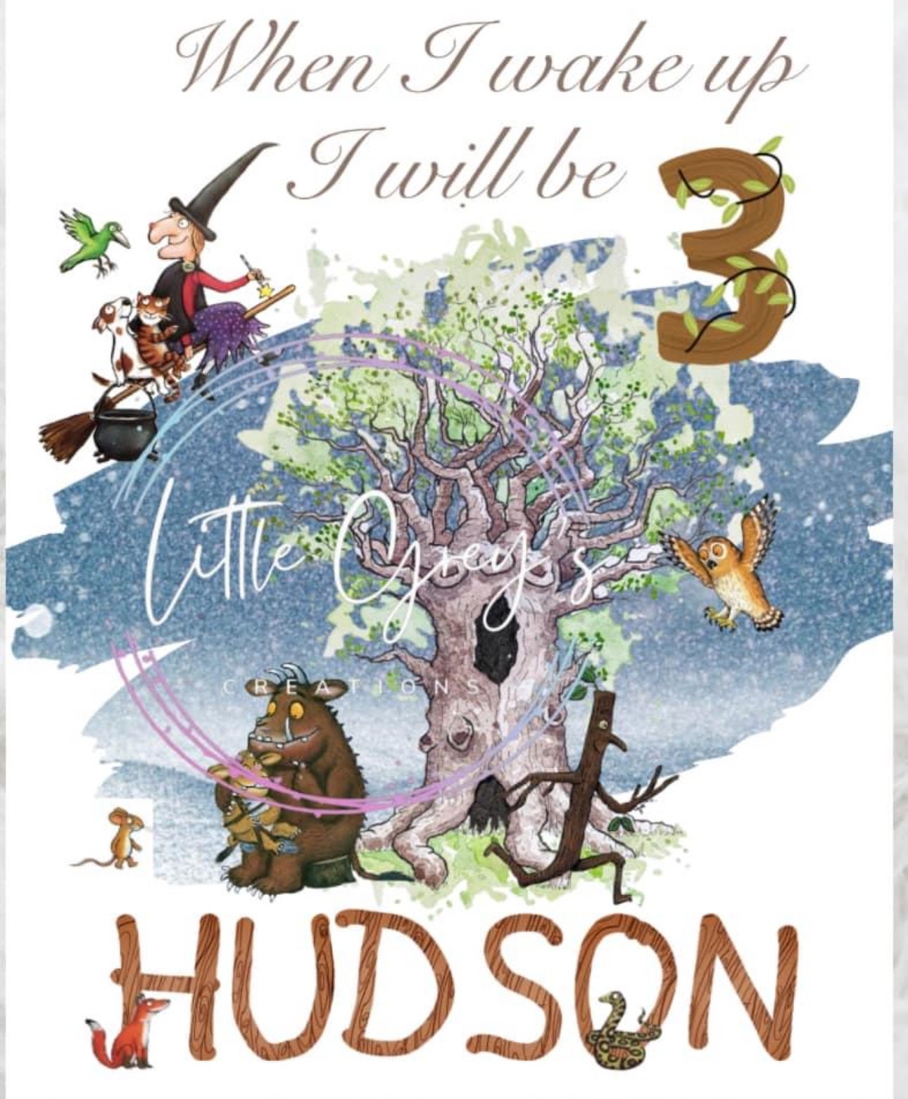 Personalised JULIA DONALDSON Birthday DIGITAL Design - Etsy UK