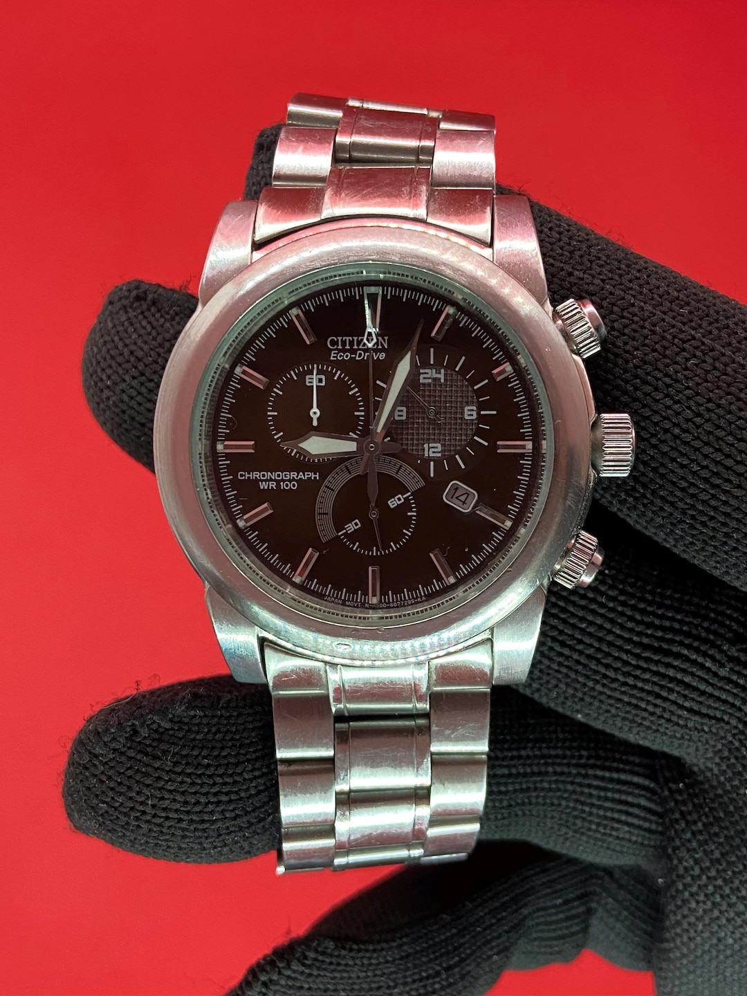 Citizen Eco-drive Chronograph WR 100 - Stylish Men's Watch With Eco ...