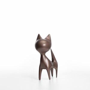 Stylish Modern Cat Statue Unique Decorative Figurine for Home & Office ...