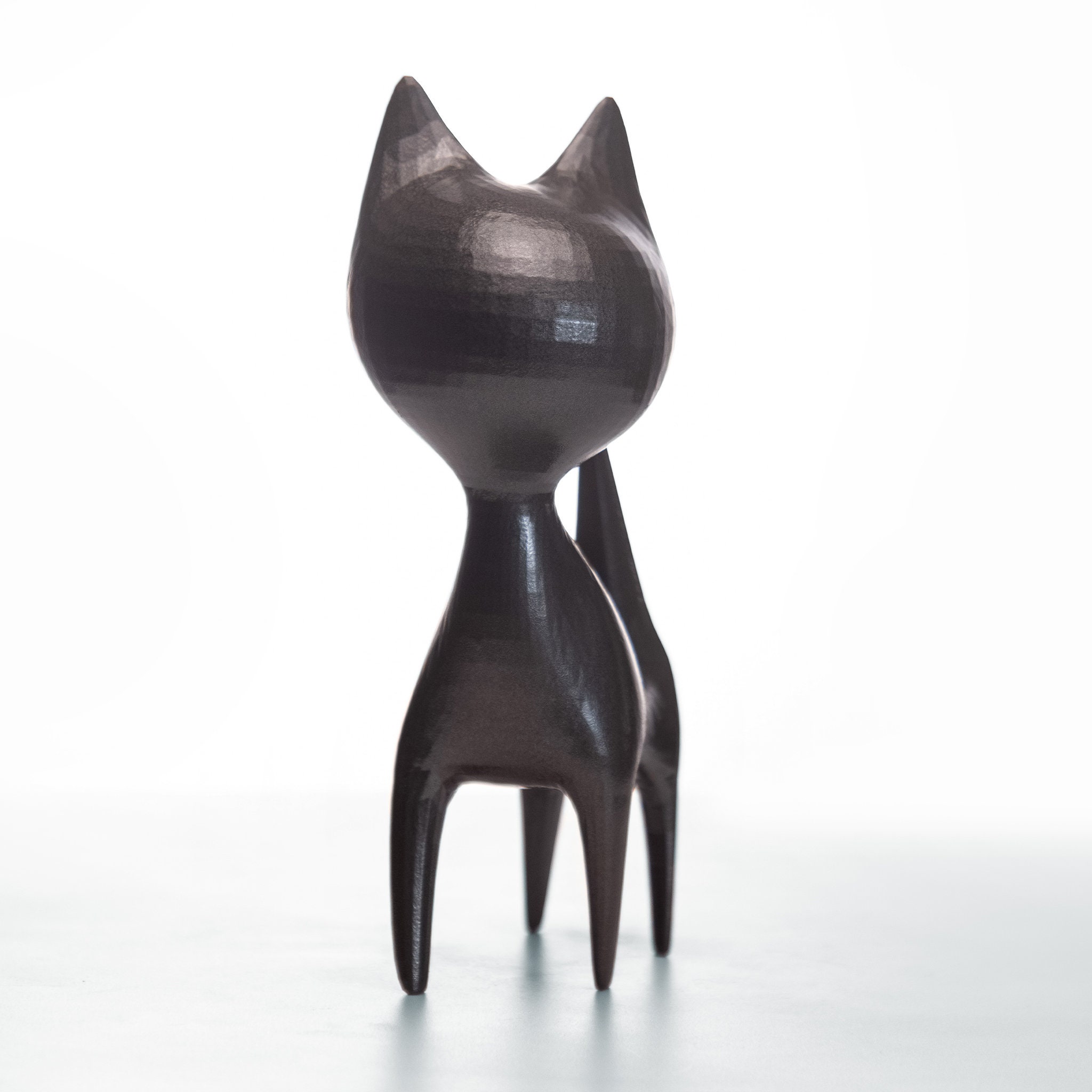 Stylish Modern Cat Statue Unique Decorative Figurine for - Etsy