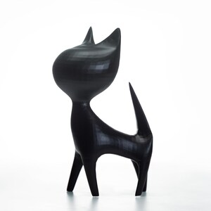 Stylish Modern Cat Statue Unique Decorative Figurine for Home & Office ...