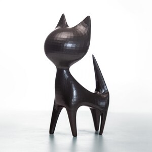 Stylish Modern Cat Statue Unique Decorative Figurine for Home & Office ...