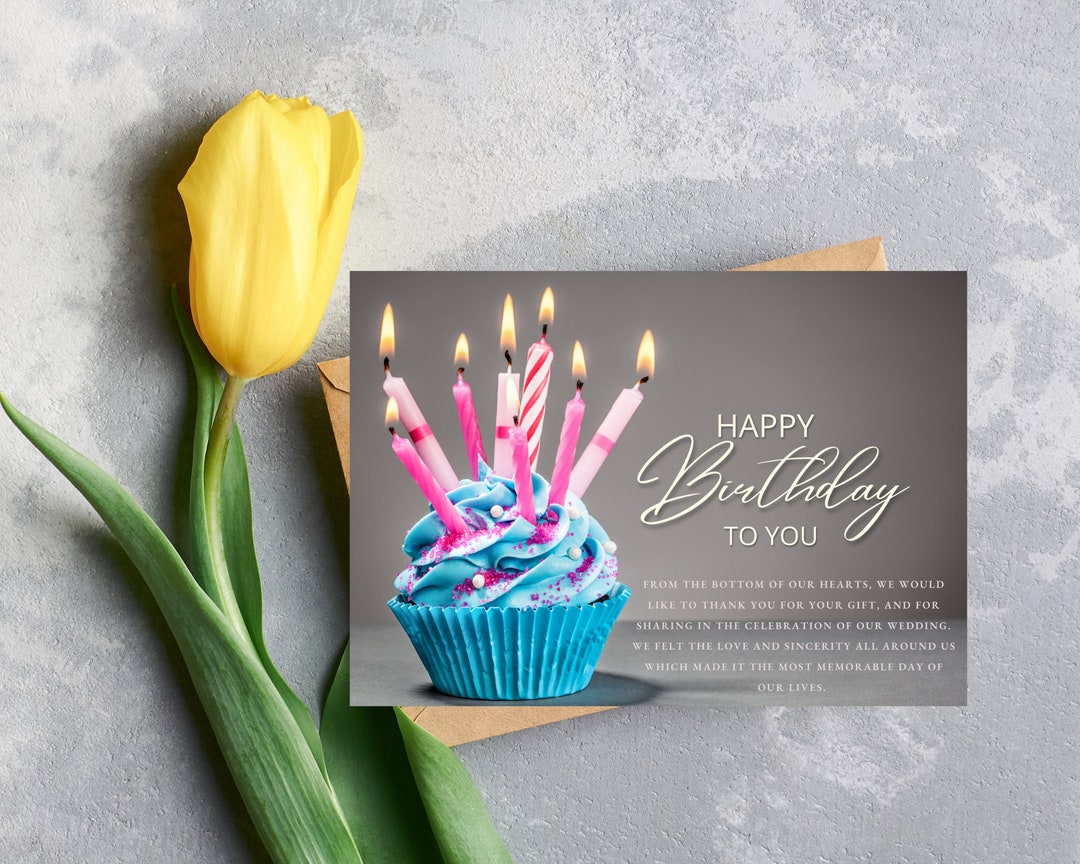 Happy Birthday Greeting Card, Amazing Birthday Wish Card, Custom ...