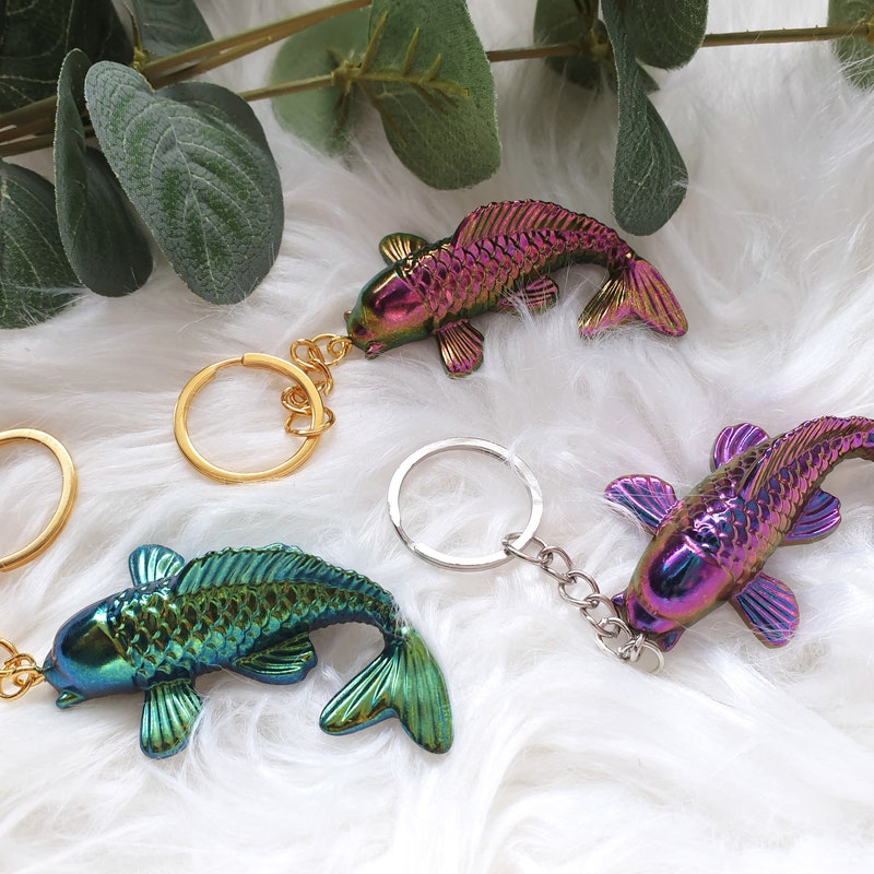 Fish Keychain - Etsy