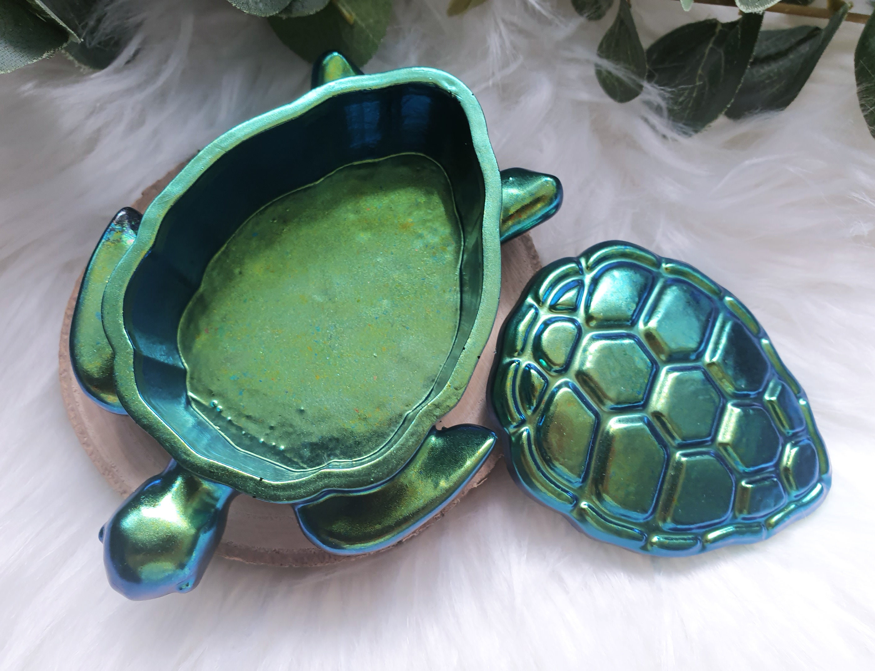 Handmade Resin Turtle Jewelry Box Tortoise Resin Decoration - Etsy